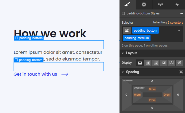 Application Components | Webflow Library