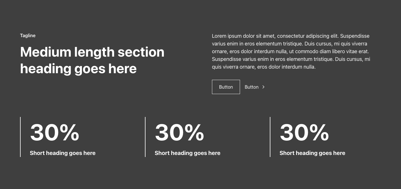 Stats Sections | Webflow Library