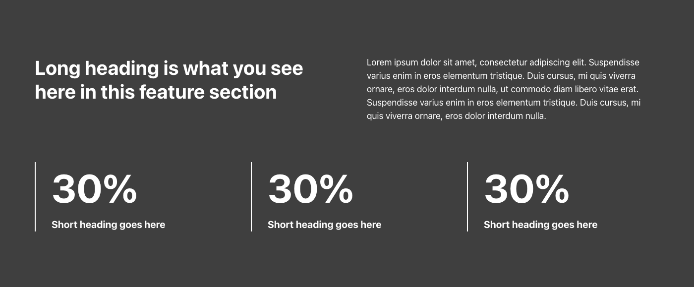 Stats Sections | Webflow Library